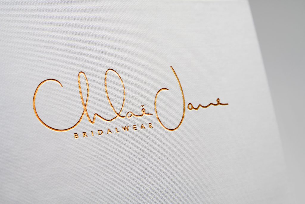 Chloë Jane Bridalwear logo design - Sarah Bates Design